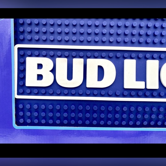 Budweiser | Wall Decor | Bud Light Beer Large Rubber Bar Mat 2 X 18 New ...